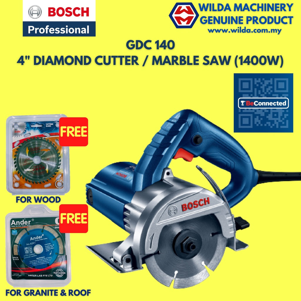 BOSCH GDC 140 GDC140 4" MARBLE CUTTER TILE CUTTER MACHINE | WILDA MACH ...